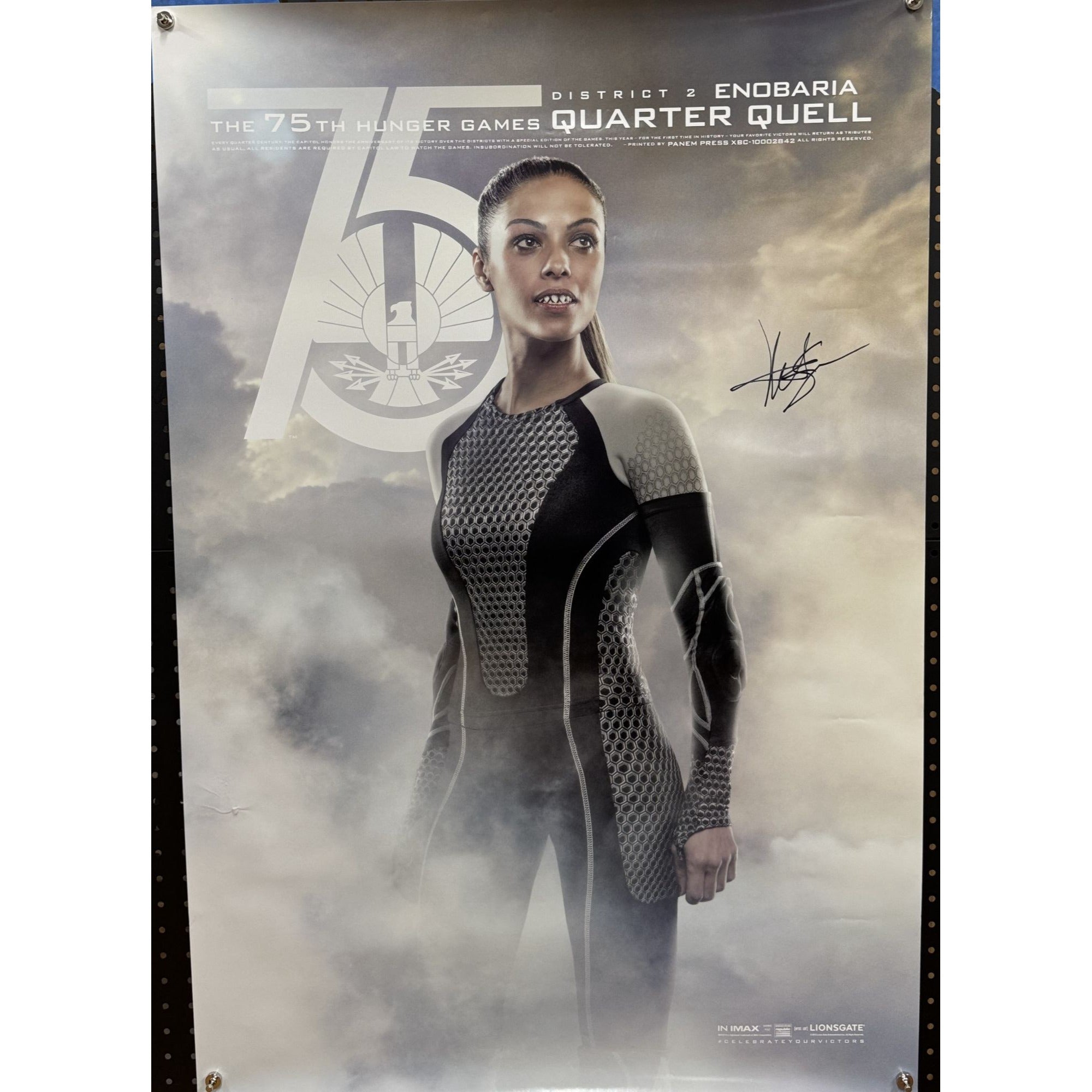 The Hunger Game: Catching Fire (2013) Enobaria Signed Original Movie P ...