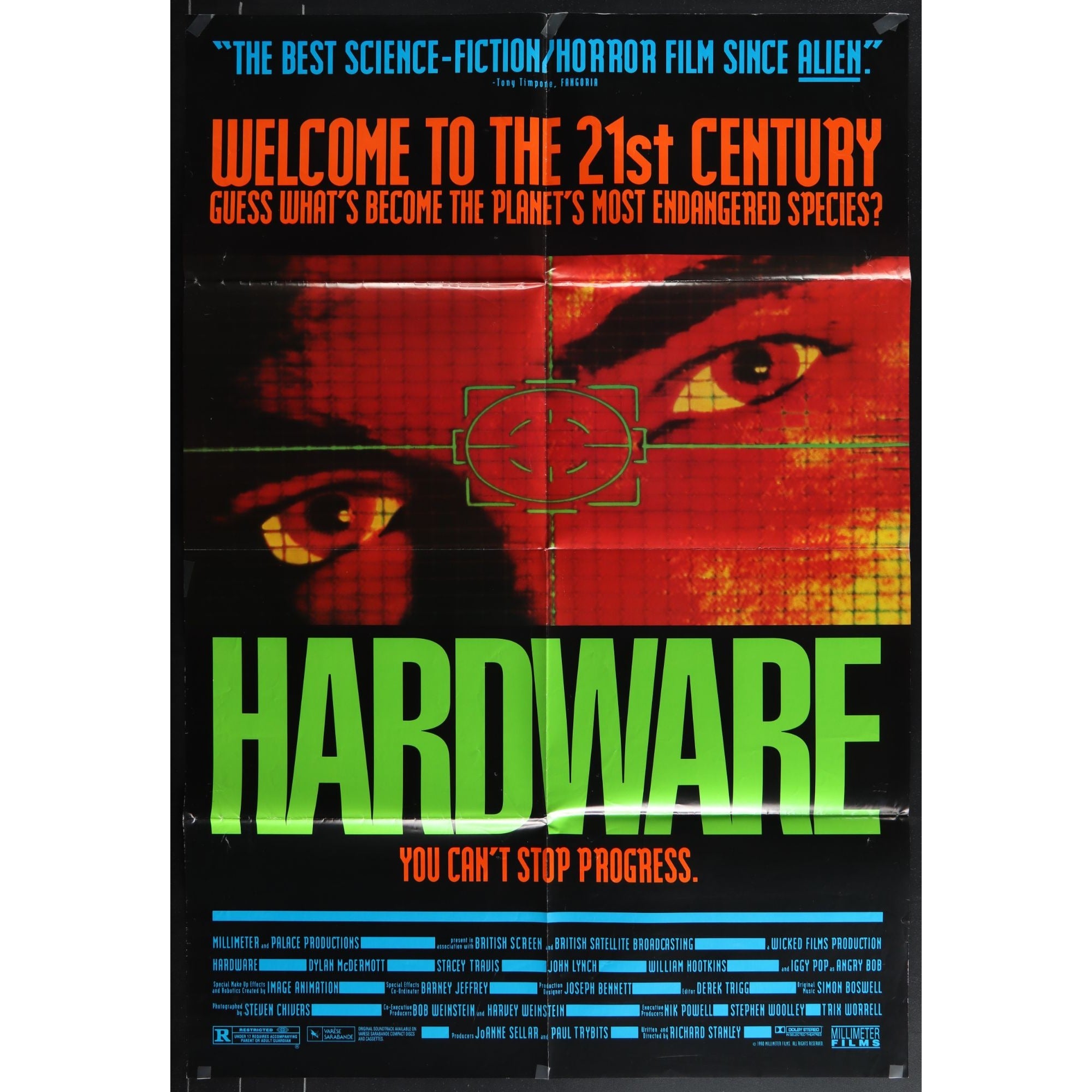 Hardware (1990) Original Movie Poster Folded 27x41 – PopCatalog